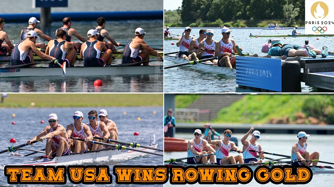 Rowing: Team USA Wins Historic Gold in Men's Four, New Zealand Silver ...