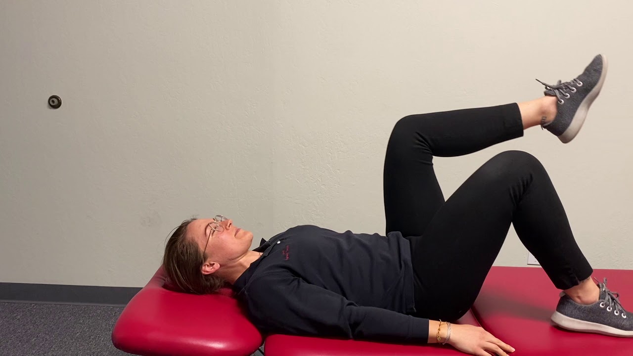 Dead Bug Overhead Reach - YouTube