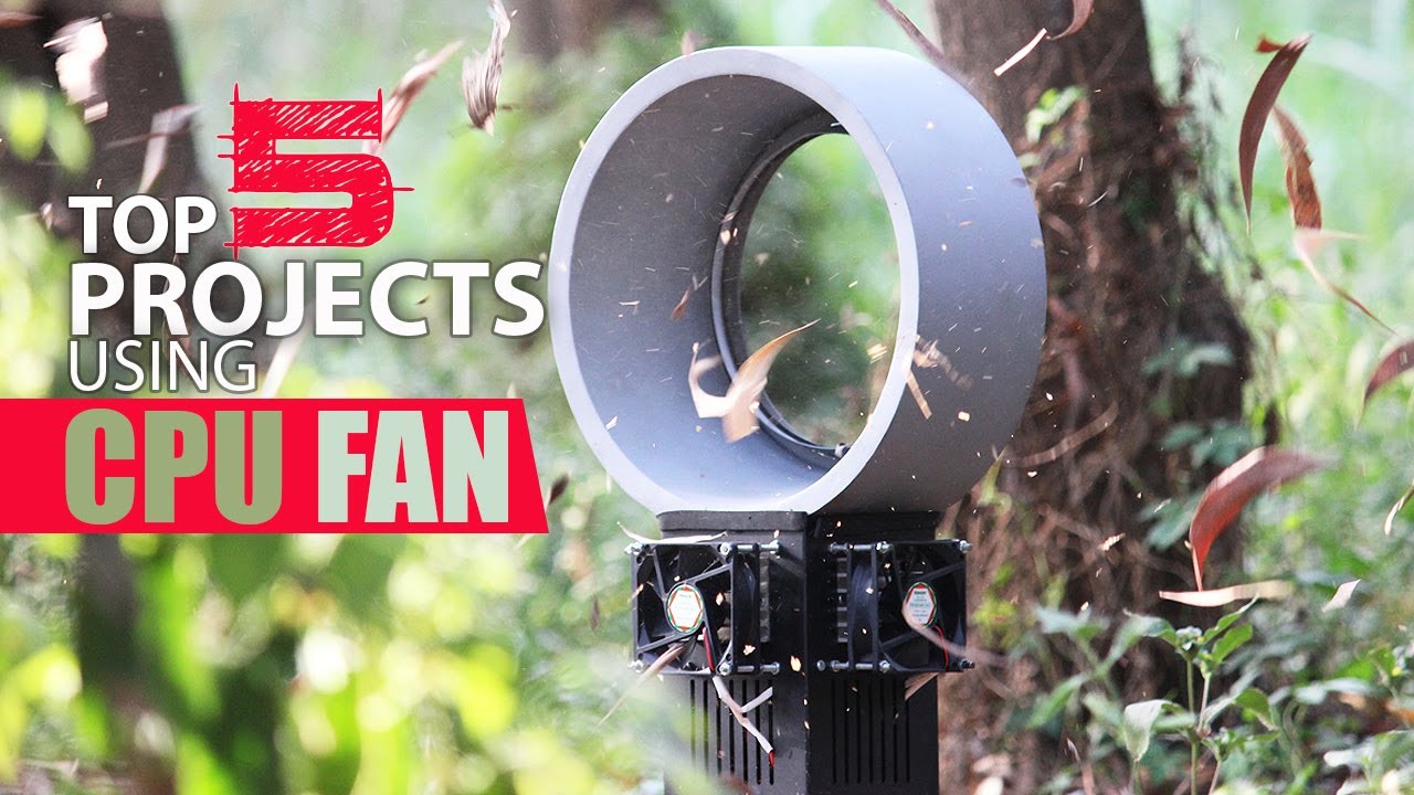 5 Incredible DIY Projects with CPU Fan | DC Fan Project Ideas - YouTube