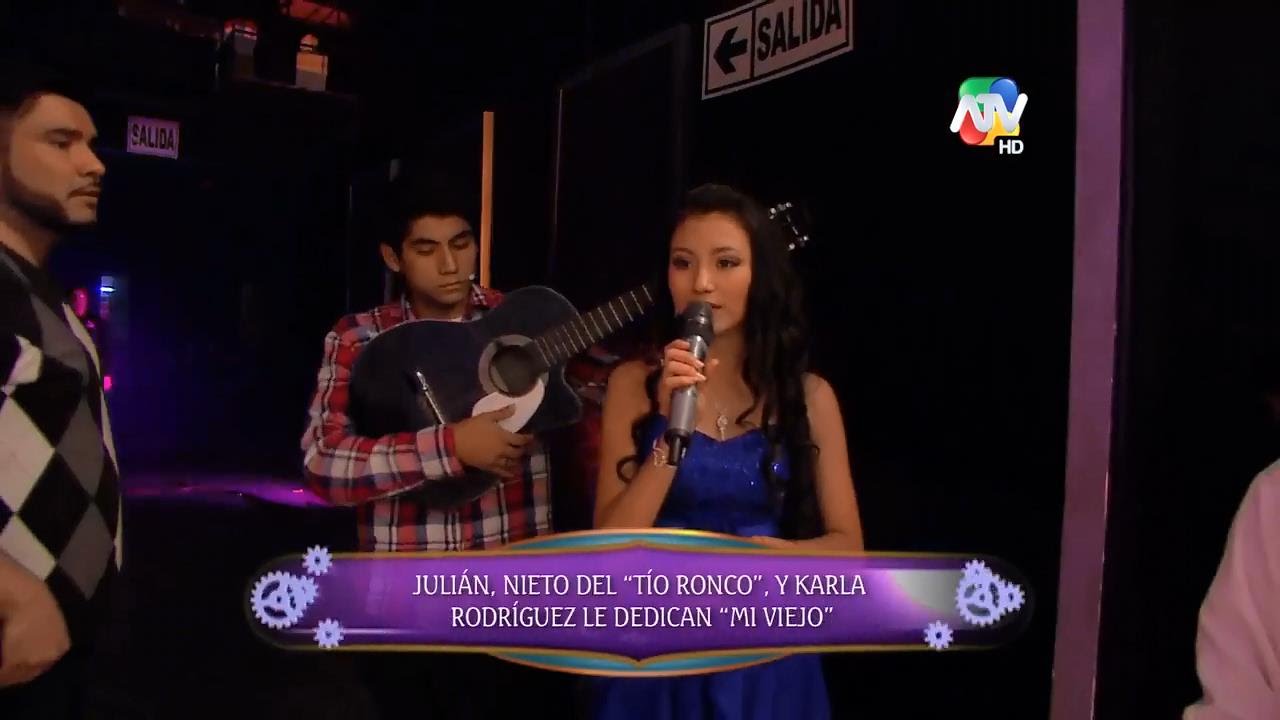 KARLA RODRIGUEZ Y JULIAN - MI VIEJO ( HOMENAJE A RONCO GAMEZ ) - YouTube