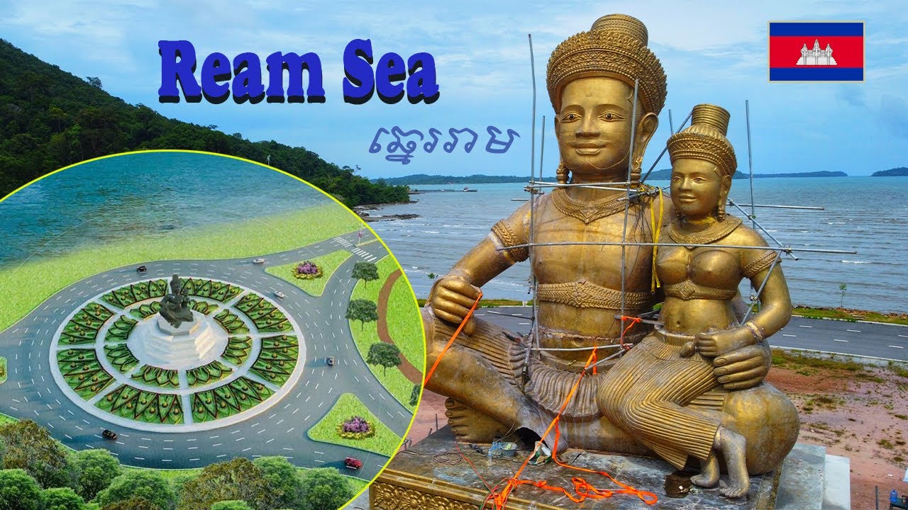 Construction process at Ream Beach Area | Sihanoukville 2021 - YouTube