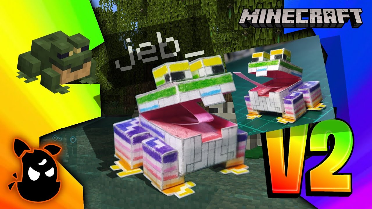 como hacer a la rana de Minecraft versión 2 | papercraft ️ danielmx ️ ...