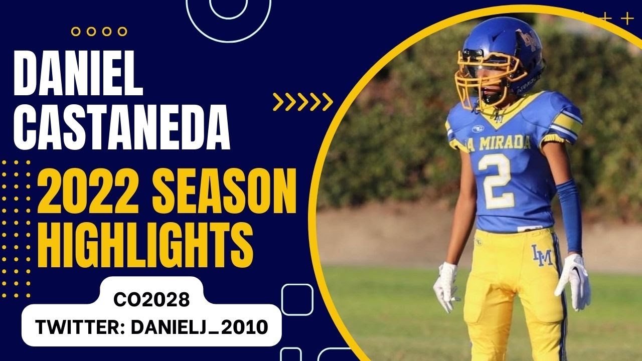 RB/WR Daniel Castaneda 2022 Season Highlights - YouTube