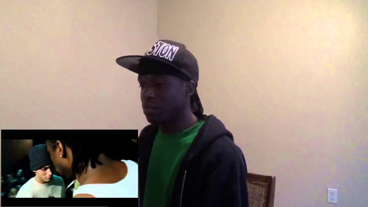 8 Mile : B Rabbit Vs Lotto Rap Battle Reaction! [HD] - YouTube