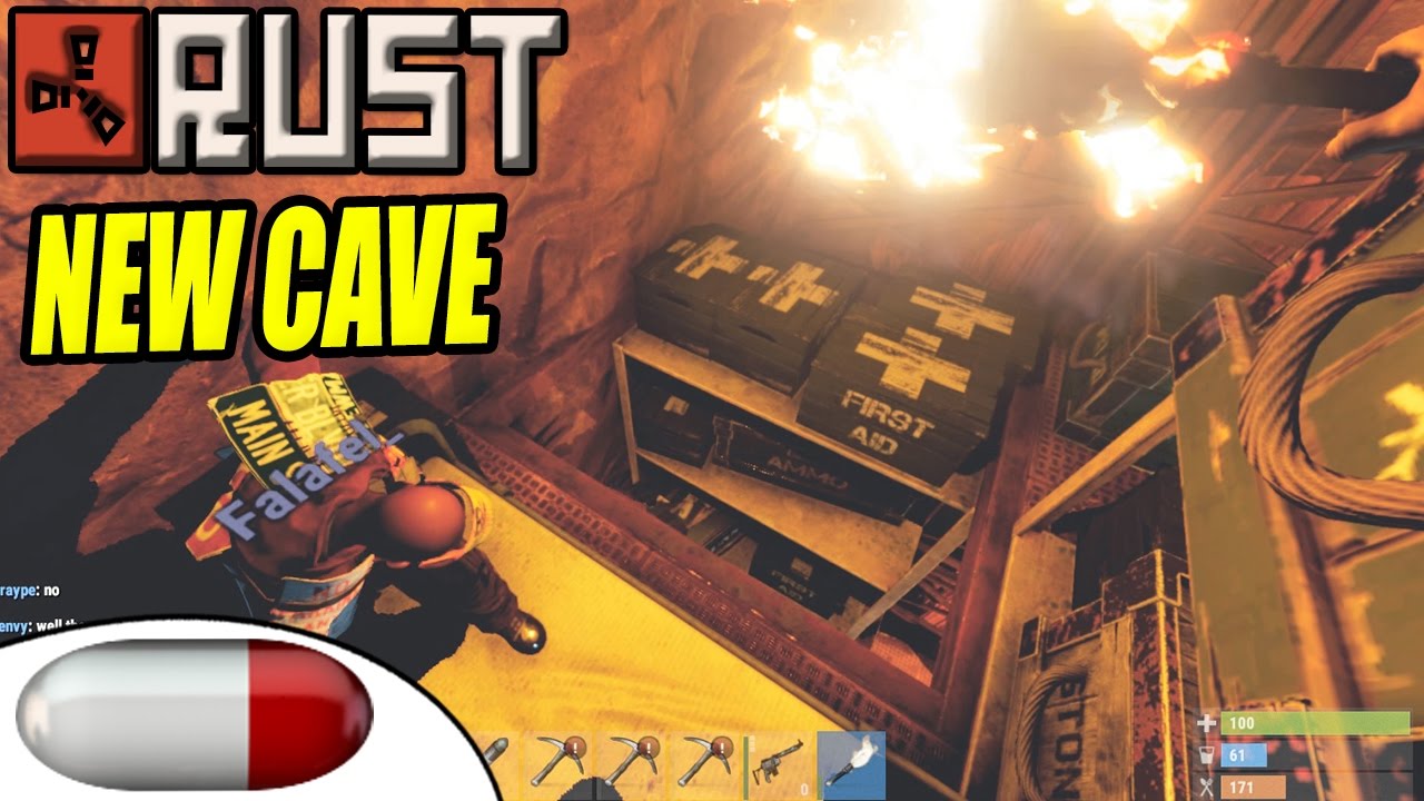 Rust NEW CAVE BASE RAID | Natural Cave Update with Dubwise | Bone Clubs ...