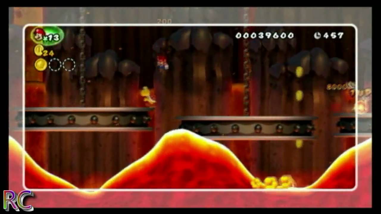 New Super Mario Bros. Wii [NSMB] World 8-3 Super Skills - YouTube