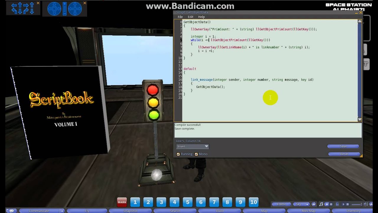 Second Life Scripting Tutorial Game Development Part 2 Refining Your 3413