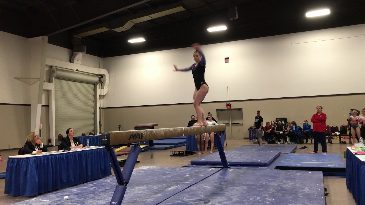 Aubrey Nick, Libertyville | L10 Beam 2019 Illinois State - YouTube
