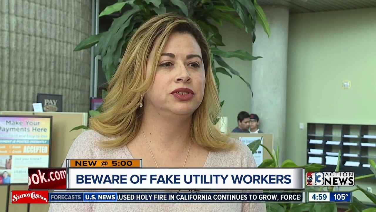Beware of fake utility workers - YouTube