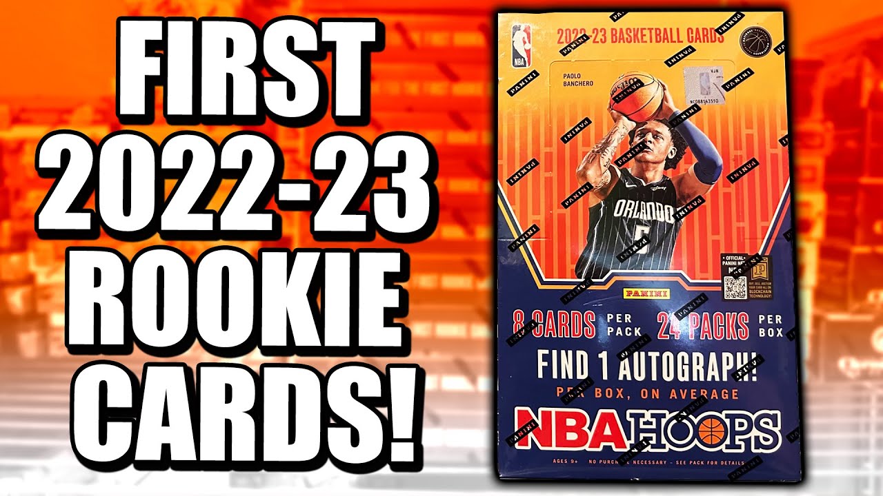 FIRST 2022-23 NBA ROOKIE CARD! | Panini Hoops Hobby Box Review - YouTube