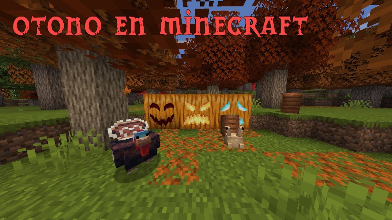 El OTOÑO en Minecraft - Autumnity Mod - YouTube