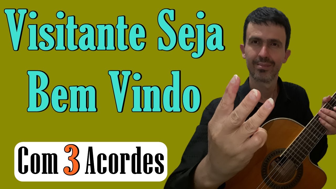Letra Visitante Seja Bem Vindo - RETOEDU