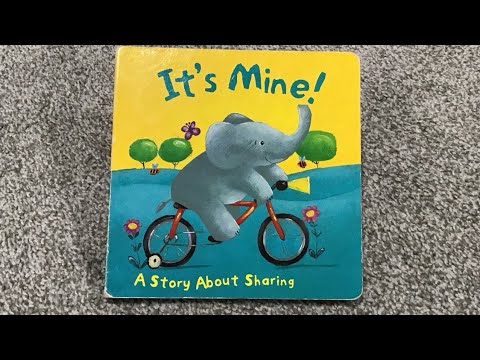 🌛 Children's books read aloud | 🐘🐘 It's Mine A Story about Sharing ...