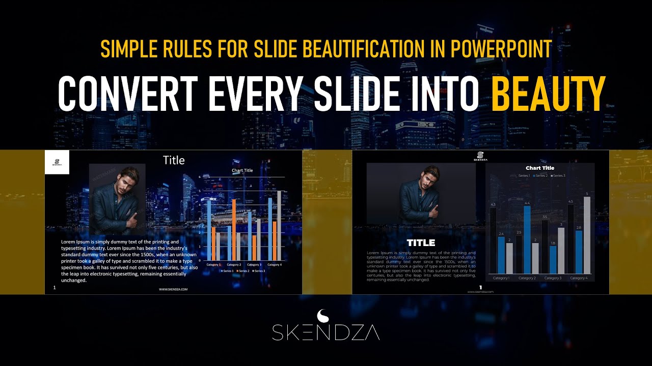 How to create beauty out of any slide you have in PowerPoint - YouTube