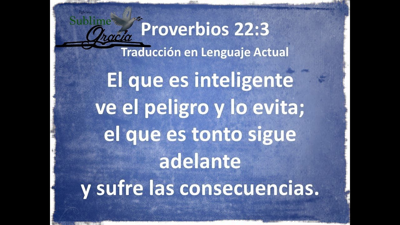 Proverbios 22:3 y el Coronavirus - YouTube