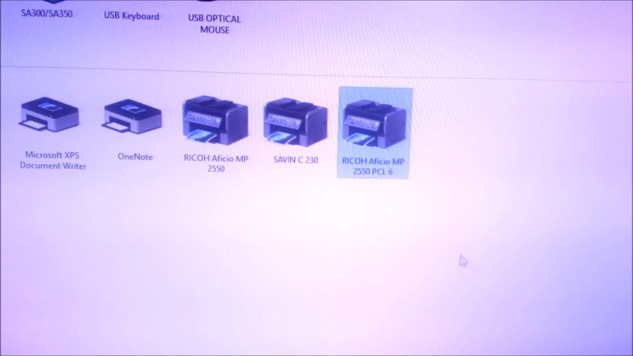 como configurar una ricoh para imprimir - YouTube