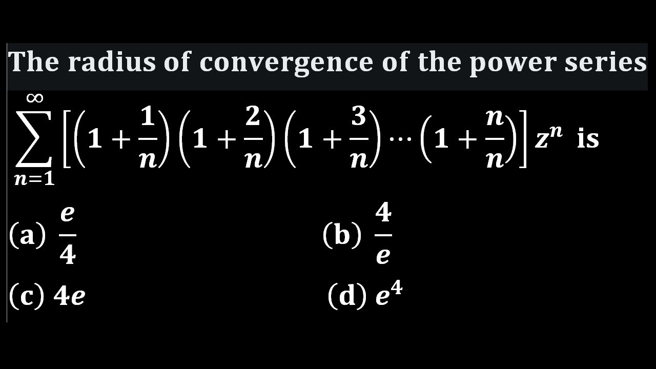 kset 2020 real analysis radius of convergence mathematics karnataka set ...