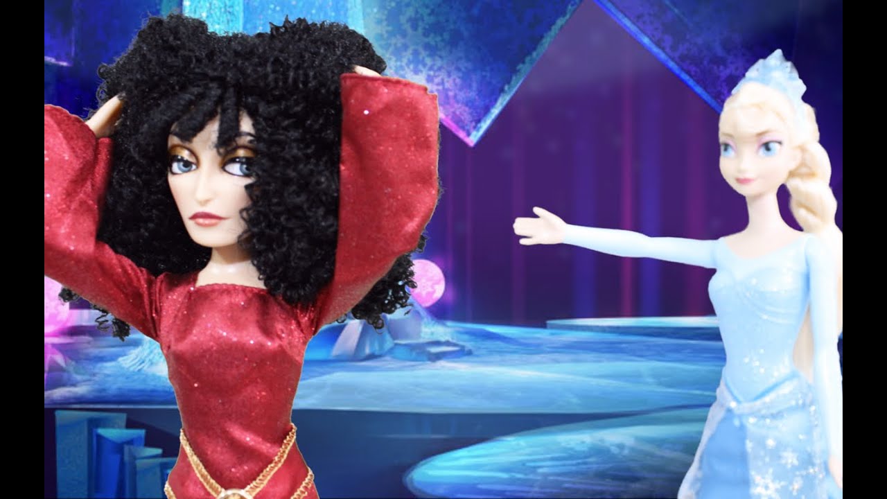 Gothel é Presa no Castelo de Gelo da Elsa e Sophia da Família Frozen é ...