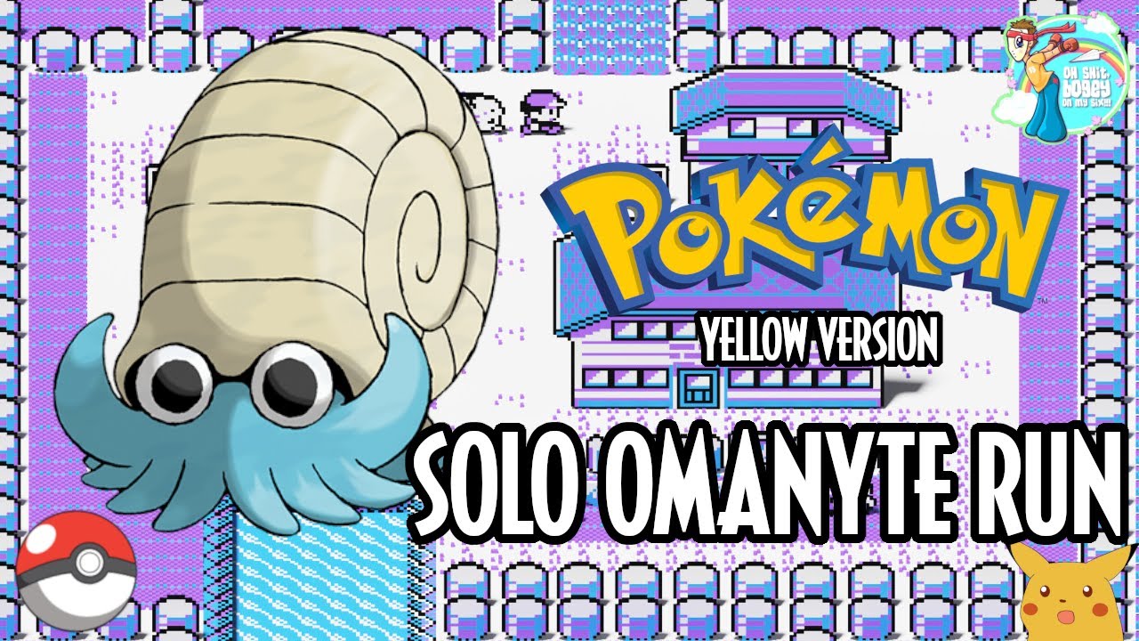 Can you beat Pokemon Yellow with just an Omanyte? - YouTube