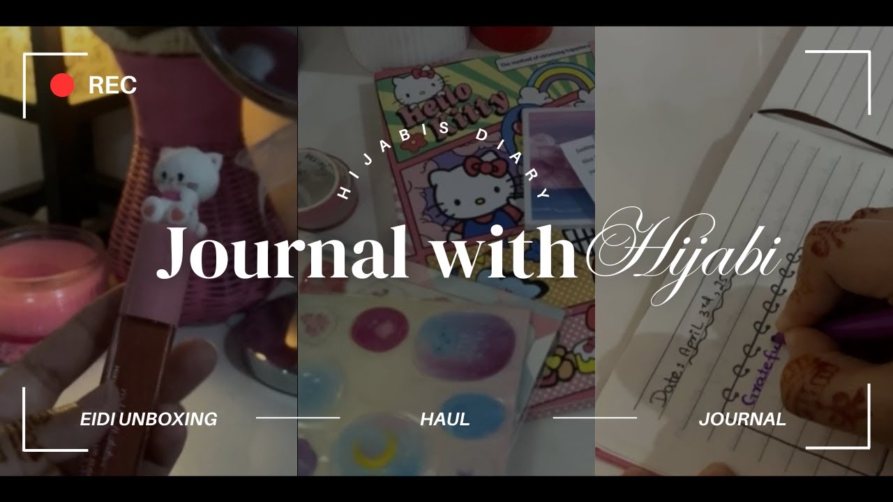 Evening journaling | Journal with me📒| aesthetic & satisfying video ️ ...