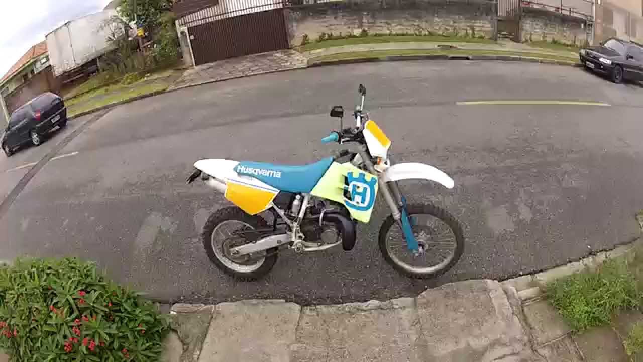 Husky Wr 250 1994 errando marcha, acontece até com os melhores rsrs ...