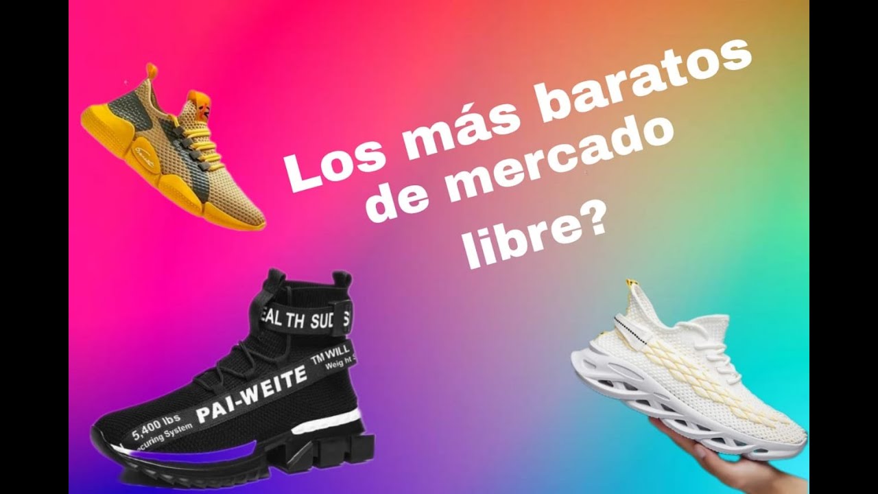 Comprando los tenis mas baratos de mercado Libre. - YouTube
