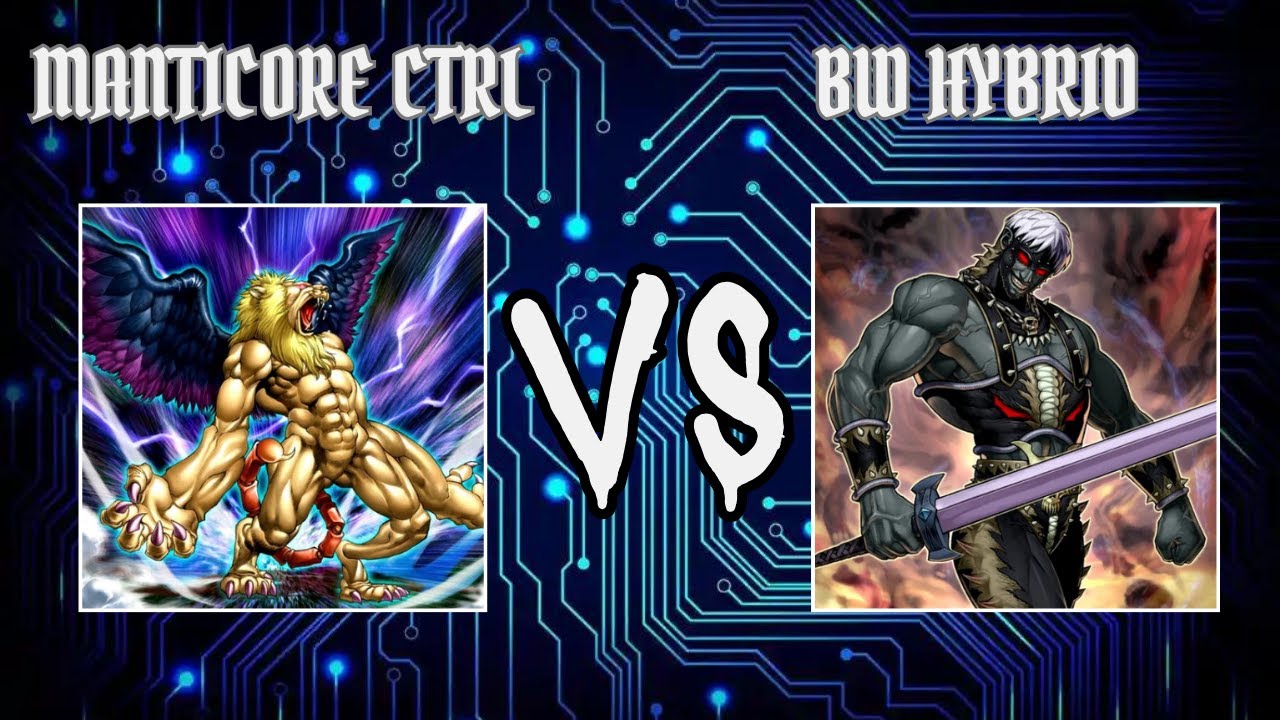 Mamezuku Rai(Manticore Control) vs DuckTracey(BW Hybrid) | Yugioh Edison Format | Dueling Book ...