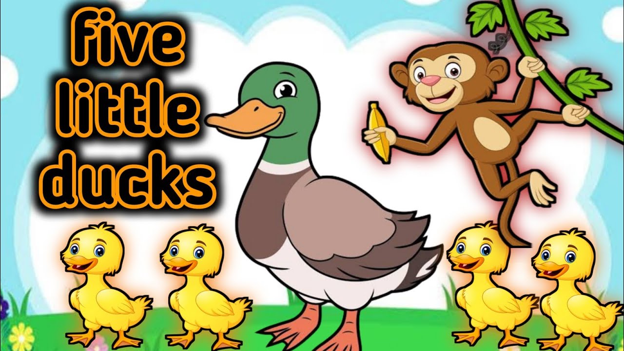 five little ducks went swimming one day | five little ducks poem ...