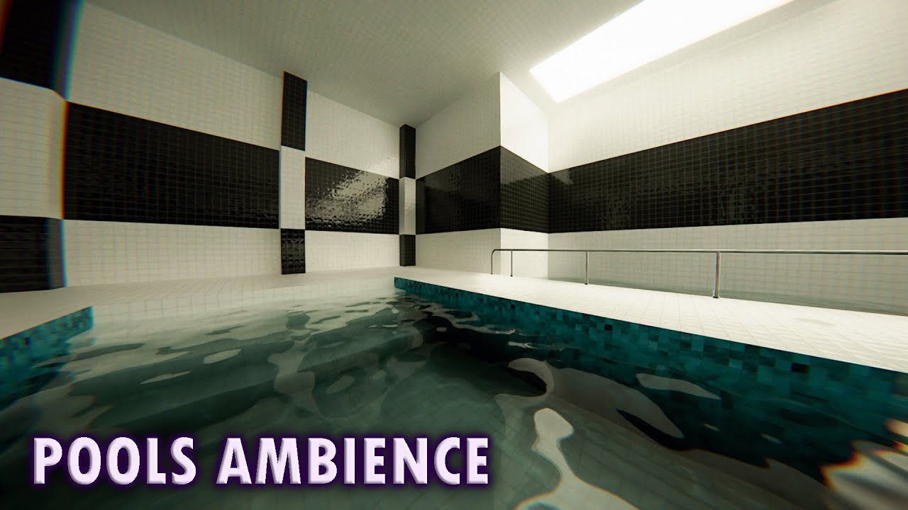 Calming Liminal Pools Ambience with Relaxing Water Sounds - YouTube