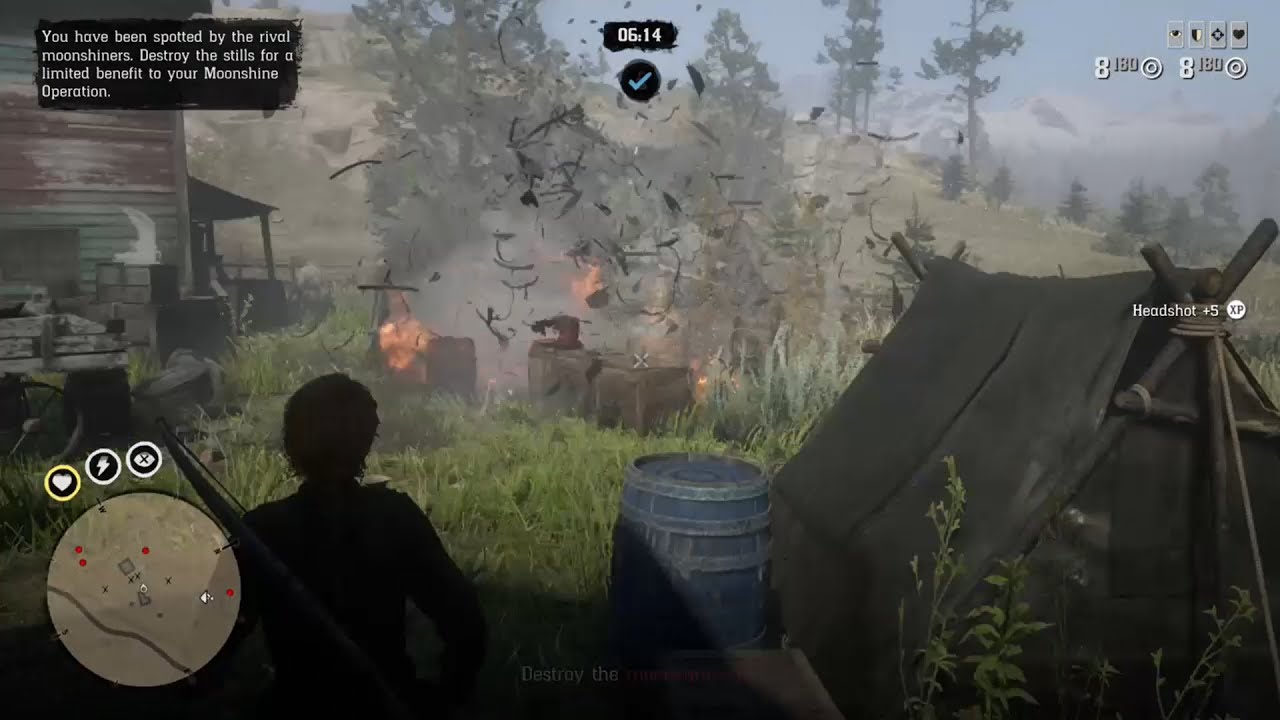 Red Dead Redemption 2 Online: Poison/Destroy The Moonshine Still in ...
