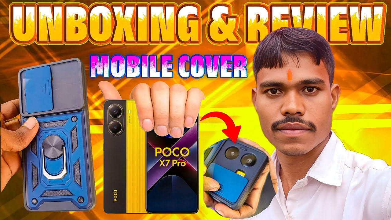 POCO X7 Pro Mobile Cover Unboxing 🔥 | Best Protection & Stylish Look ...