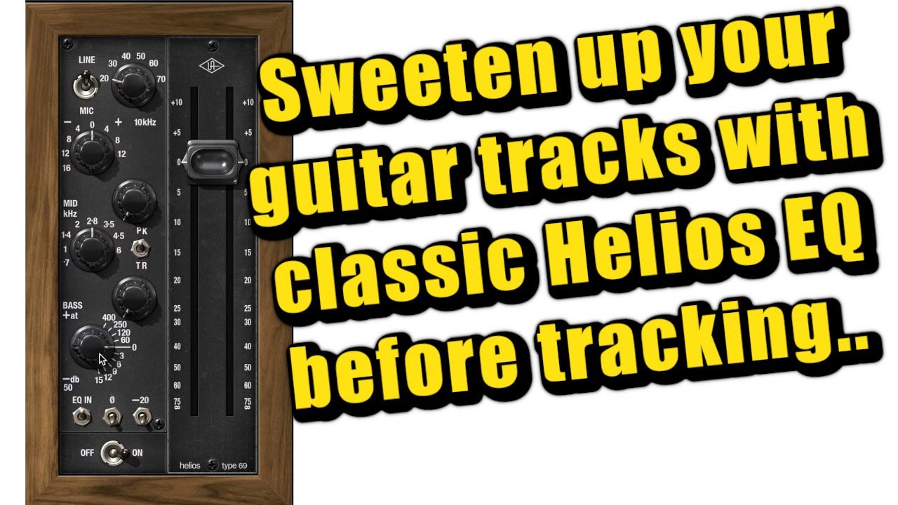 Sweeten your guitar before tracking with some classic Helios EQ #shorts ...