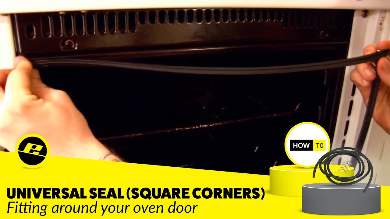 How To Fit Universal Oven Door Seals On A Cooker YouTube