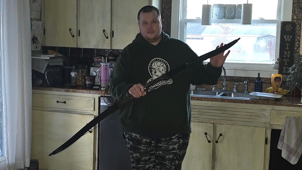 *shooting* 50# top archery bow 3 times at bone collector target - YouTube