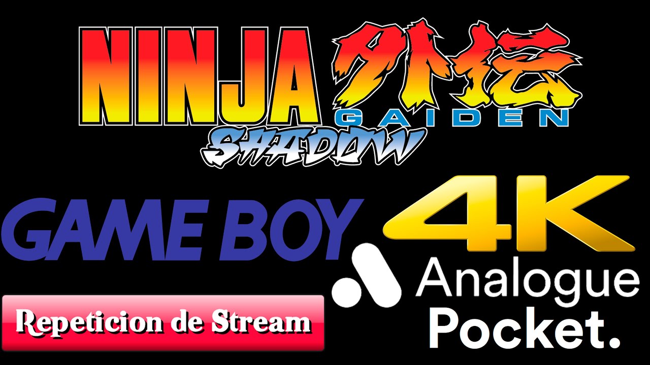 Ninja Gaiden Shadow Game Boy Analogue Pocket Longplay 4K - YouTube