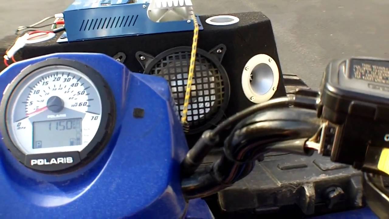 Polaris Sportsman ATV Stereo System - YouTube