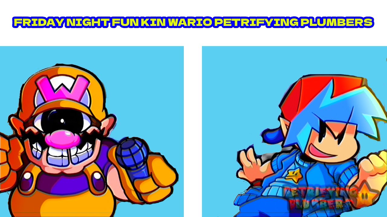 Friday night funkin' Wario-Petrifying Plumbers DEMO (FNFmod) the power ...