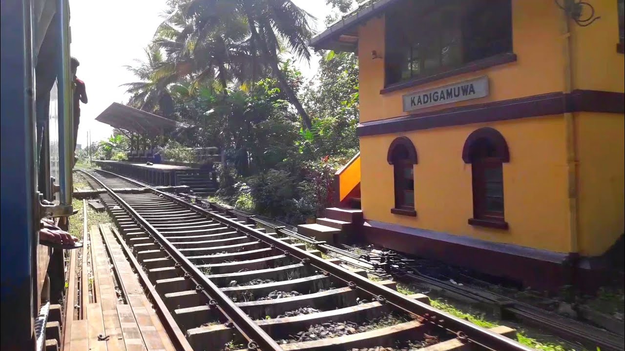 Journey with Udarata Menike Express Train. - YouTube