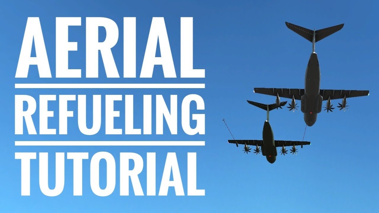 How to mid-air refuel in Turboprop flight simulator | Mid-air refueling ...