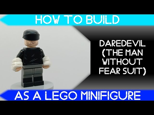 Lego Scared Black Man LEGO® Mini Pop Mini Doll Head