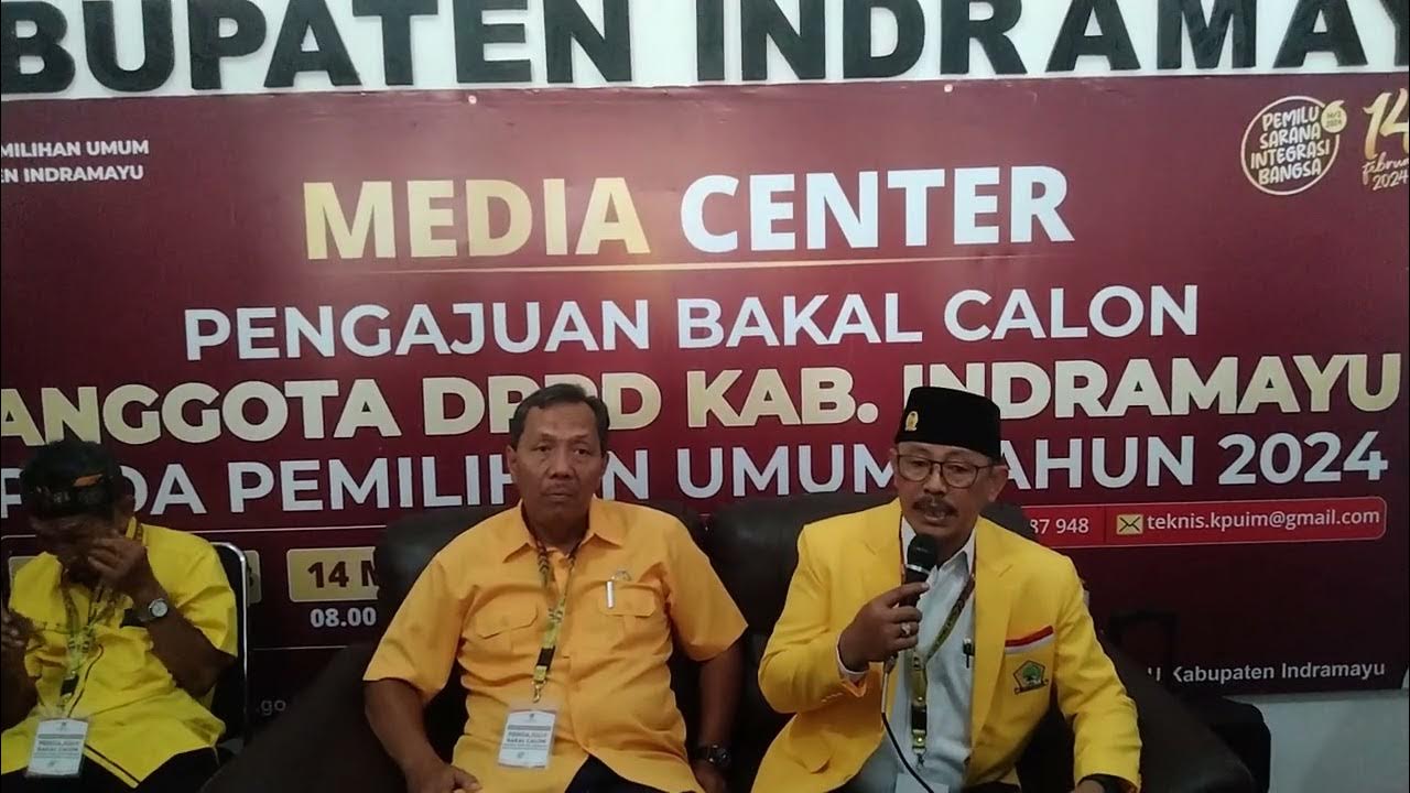 Partai Golkar Pertahankan 22 kursi DPRD kabupaten Indramayu - YouTube