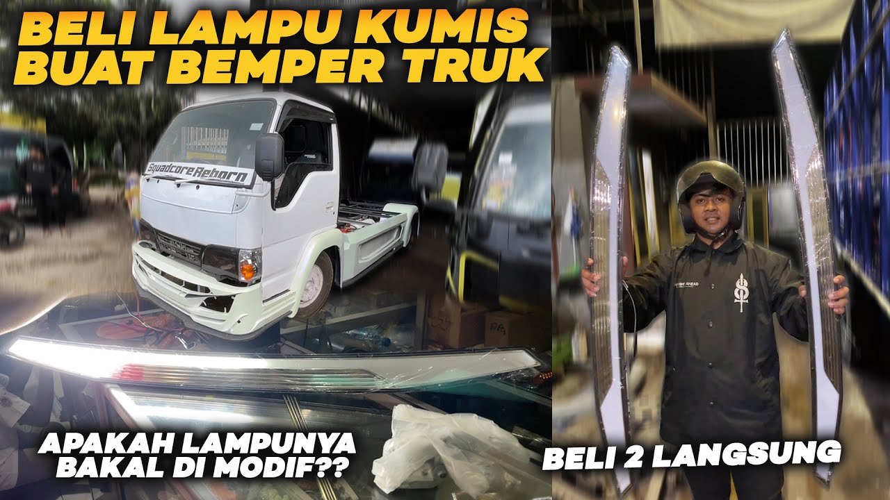 KIKI CORE BELI LAMPU KUMIS BUAT BEMPER PATRIOT TRUK SQUADCORE 02 - YouTube
