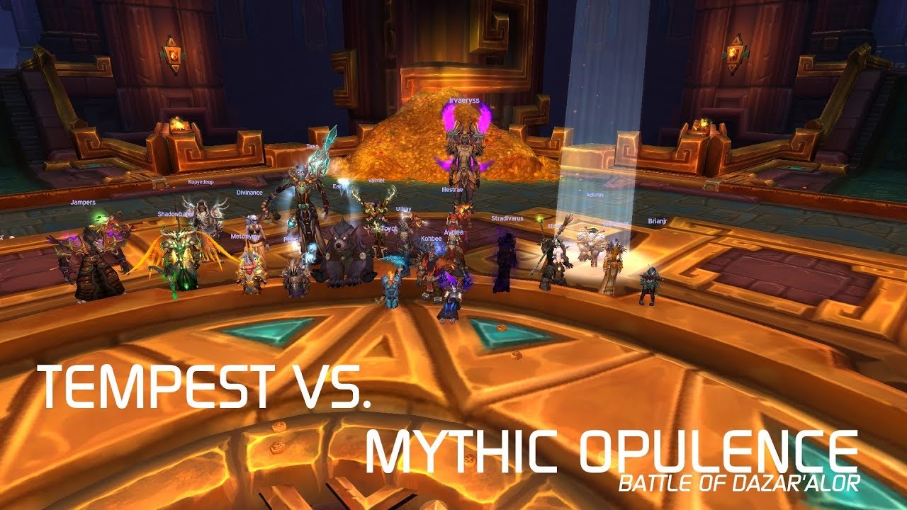 Mythic Opulence - Battle of Dazar'alor Raid - MM Hunter PoV - YouTube