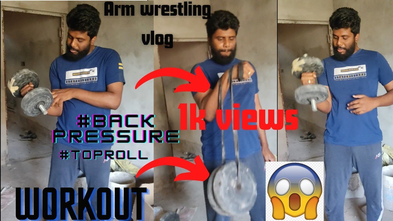 COMPLETE TOPROLL & BACK PRESSURE EXERCISE WITH DUMBLES AT HOME 2024 ...