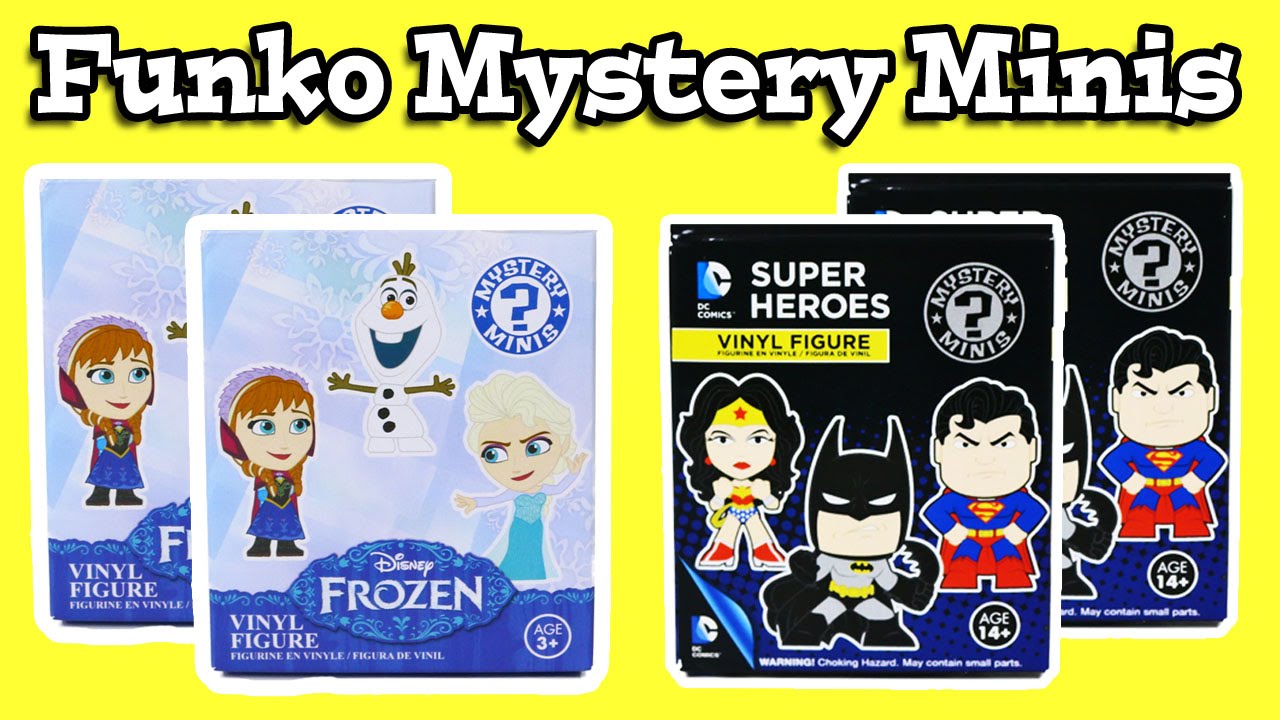 Funko Mystery Minis Frozen & DC Comics Blind Bags #2 - YouTube