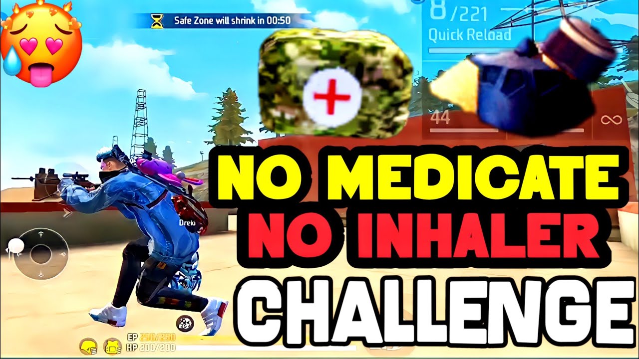 No Medicate No Inhaler Challenge | Only Rank Game - YouTube