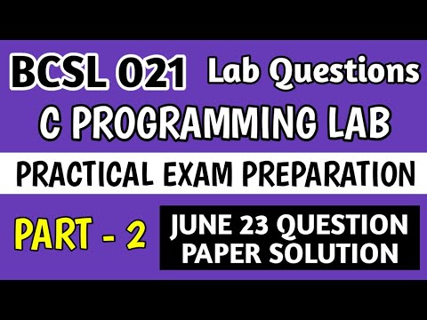 P2 - BCSL 021 Solved Question Paper | Bcsl 021 Practical Questions ...