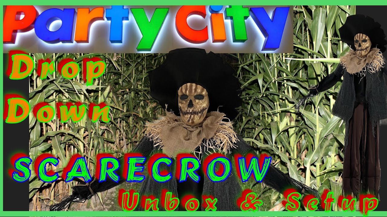 Party City’s Drop Down Scarecrow - YouTube