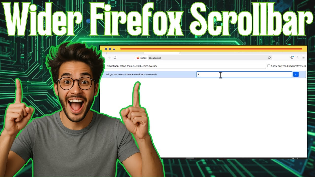 How To Increase the Scrollbar Width in Mozilla Firefox - Detailed ...
