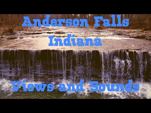 ANDERSON FALLS INDIANA | Trip Review and Drone Footage | Winter Views ...